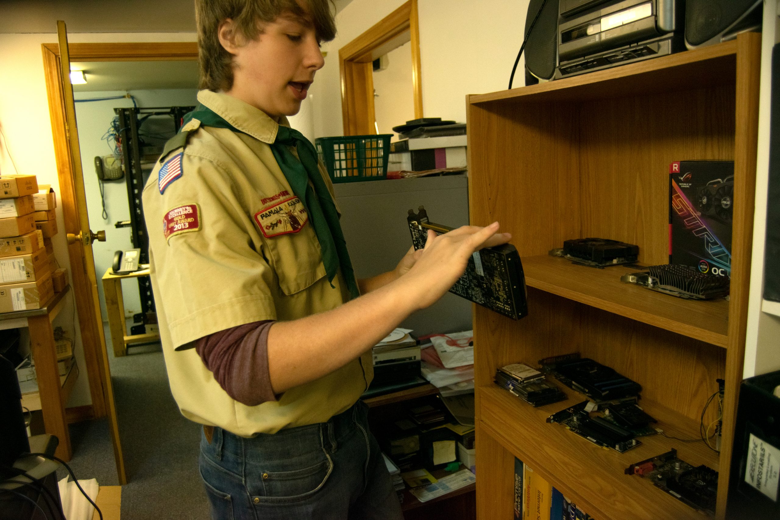 Old Town teen’s Eagle Scout project will give local students ...