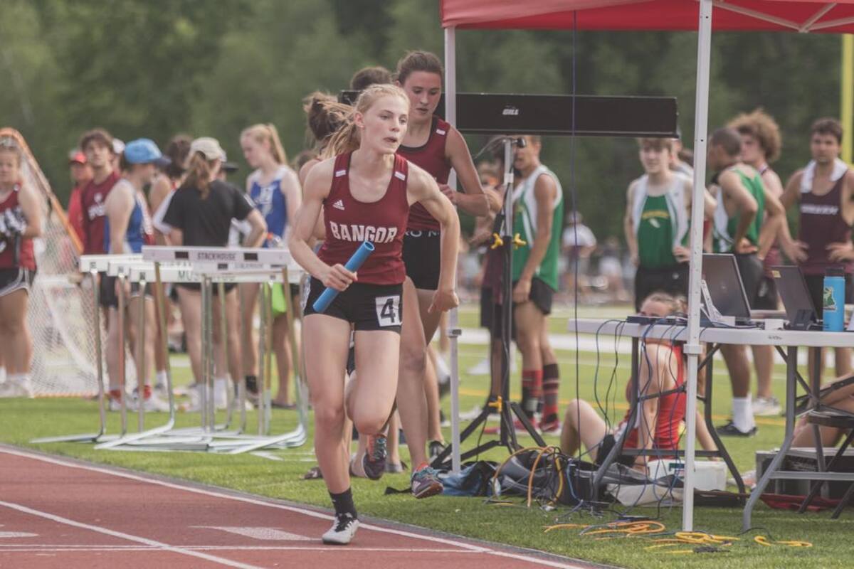 Bangor girls win 3rd straight Class A state indoor track and field ...
