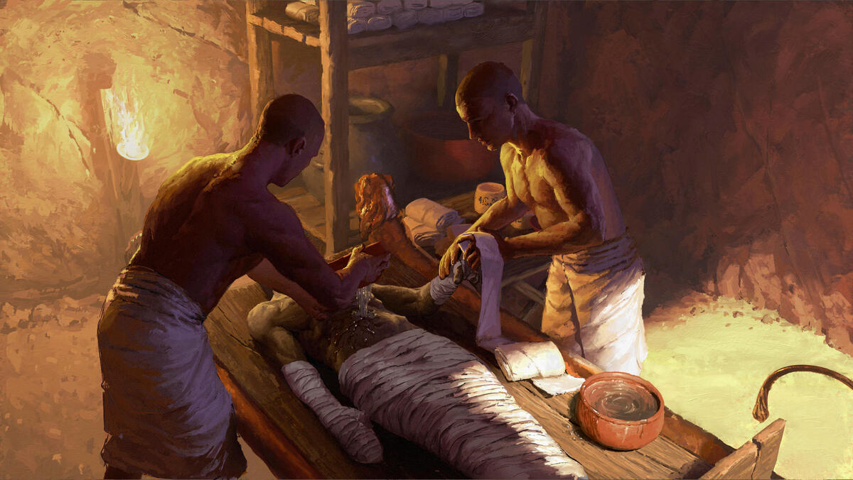 A 2,500-year-old embalming workshop reveals clues to mummification process