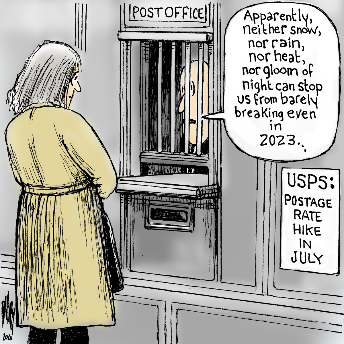 Postal rate hike