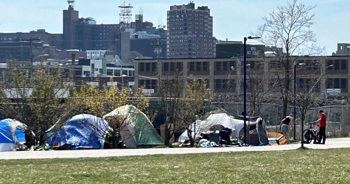 Portland is trying to shelter people living in homeless encampment