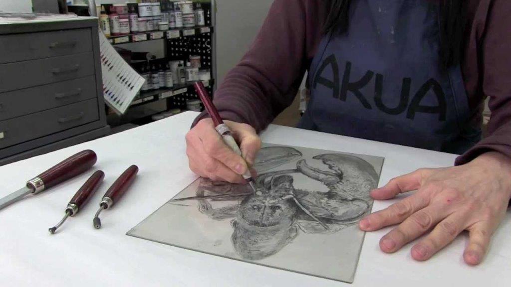 Dry point etching - Bangor Daily News