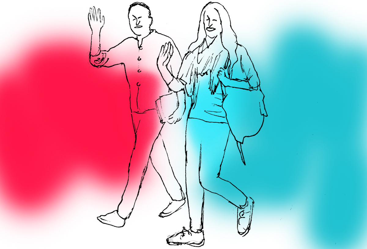 Waving is a simple way for us to connect