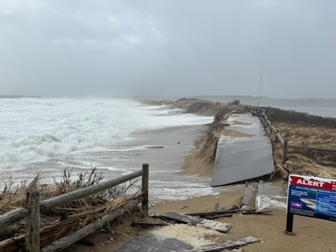 Storm closes Reid State Park and access to Lily Bay is limited