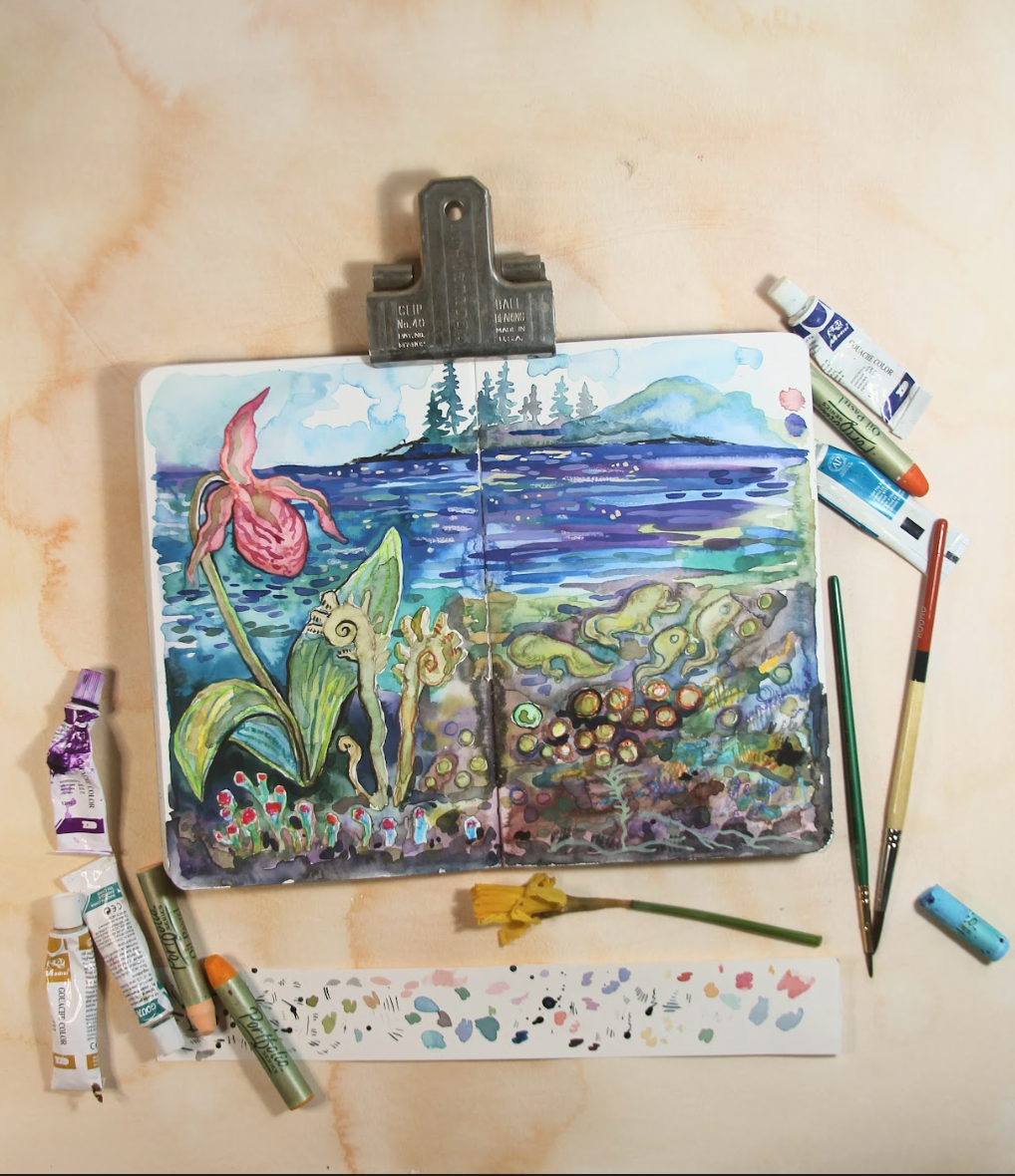 Mud Season Magic: Techniques for Multimedia Illustrations - Bangor ...