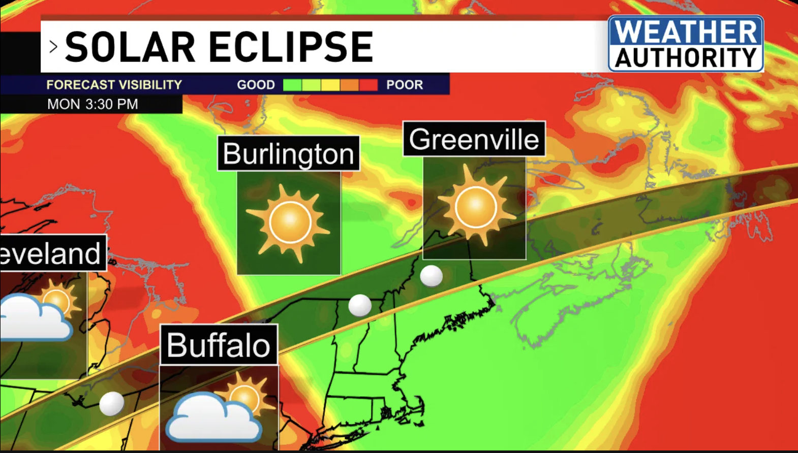Maine set for spectacular display as eclipse path offers best views in US