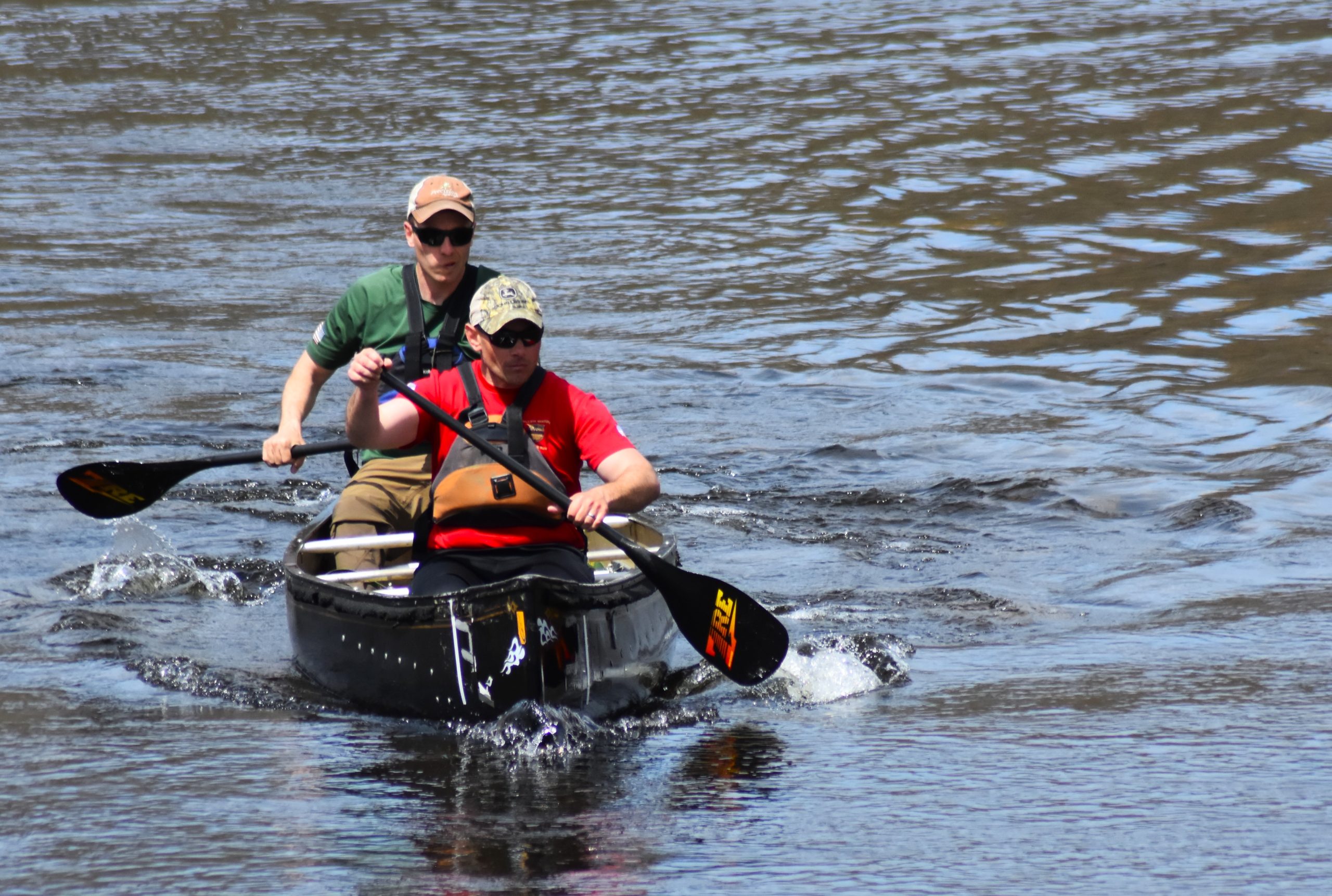 Low water made Meduxnekeag River Canoe Race a challenge