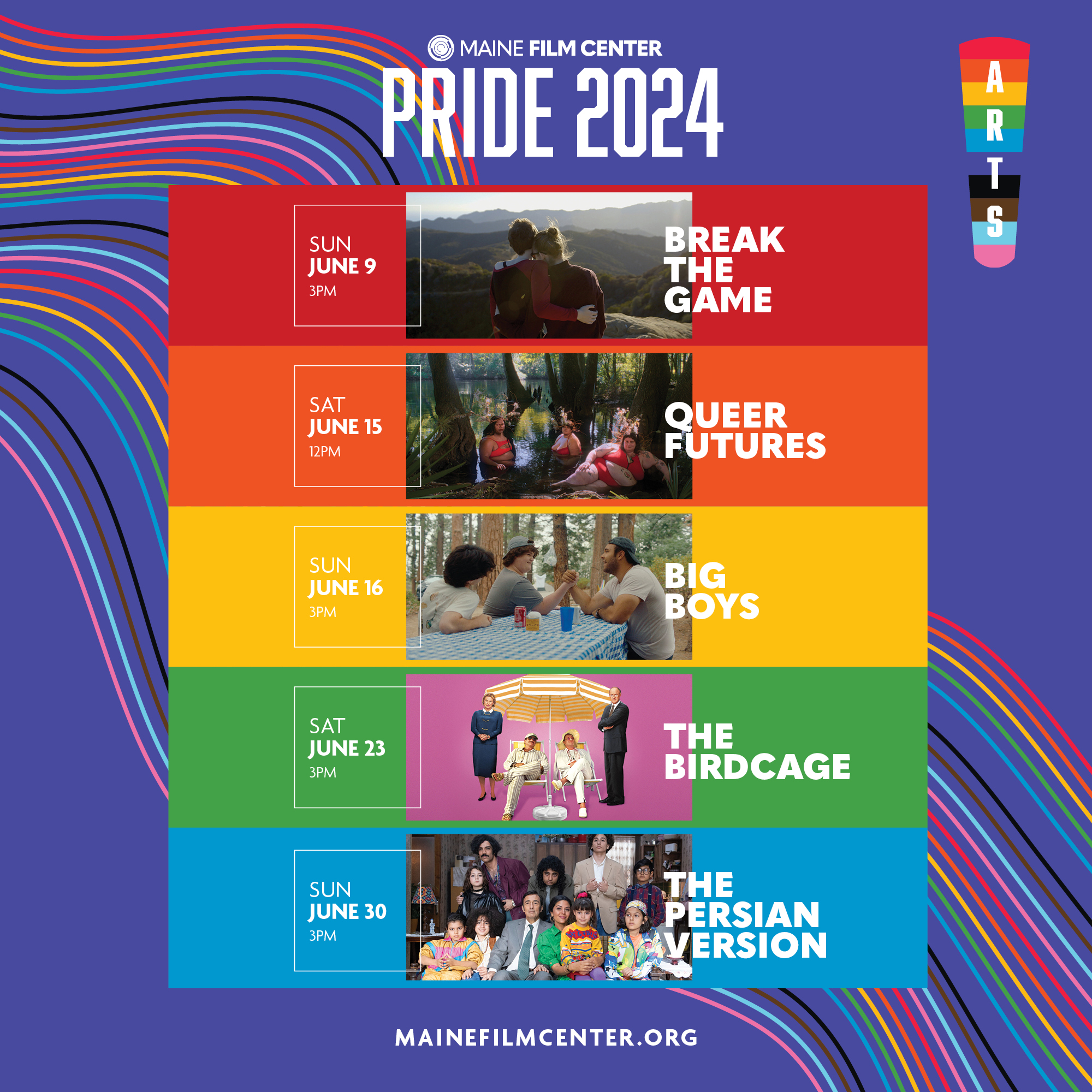 Celebrate Pride Month with Waterville Creates and Maine Film Center