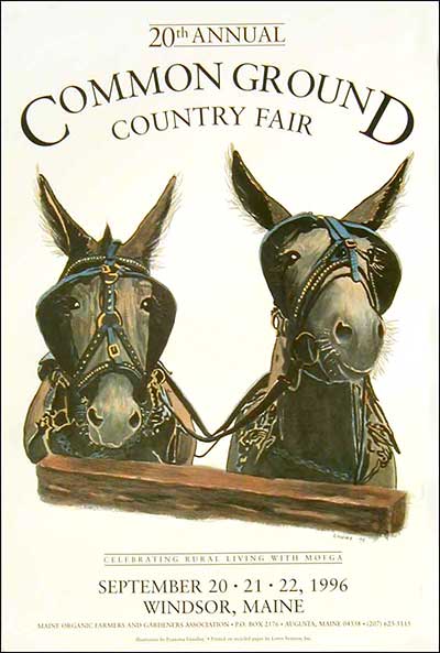 Common Ground Fair posters celebrates rural life in Maine