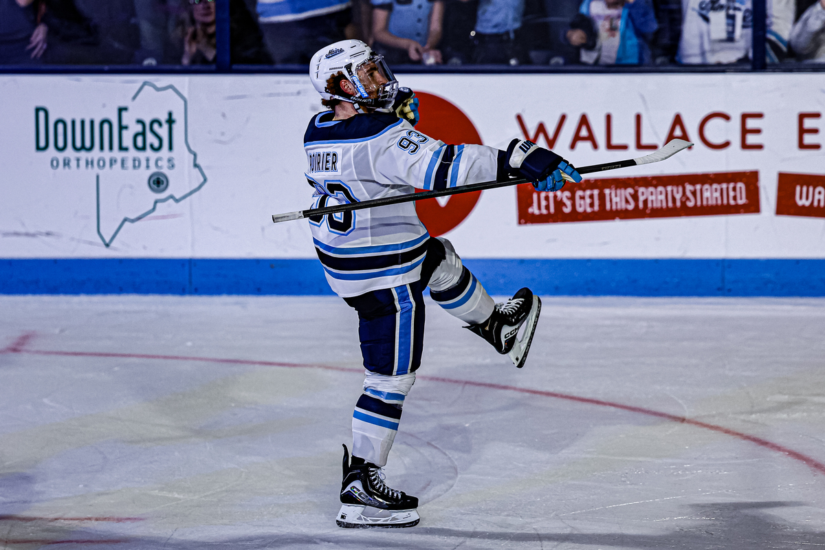 Freshman Justin Poirier shines as top scorer for UMaine hockey